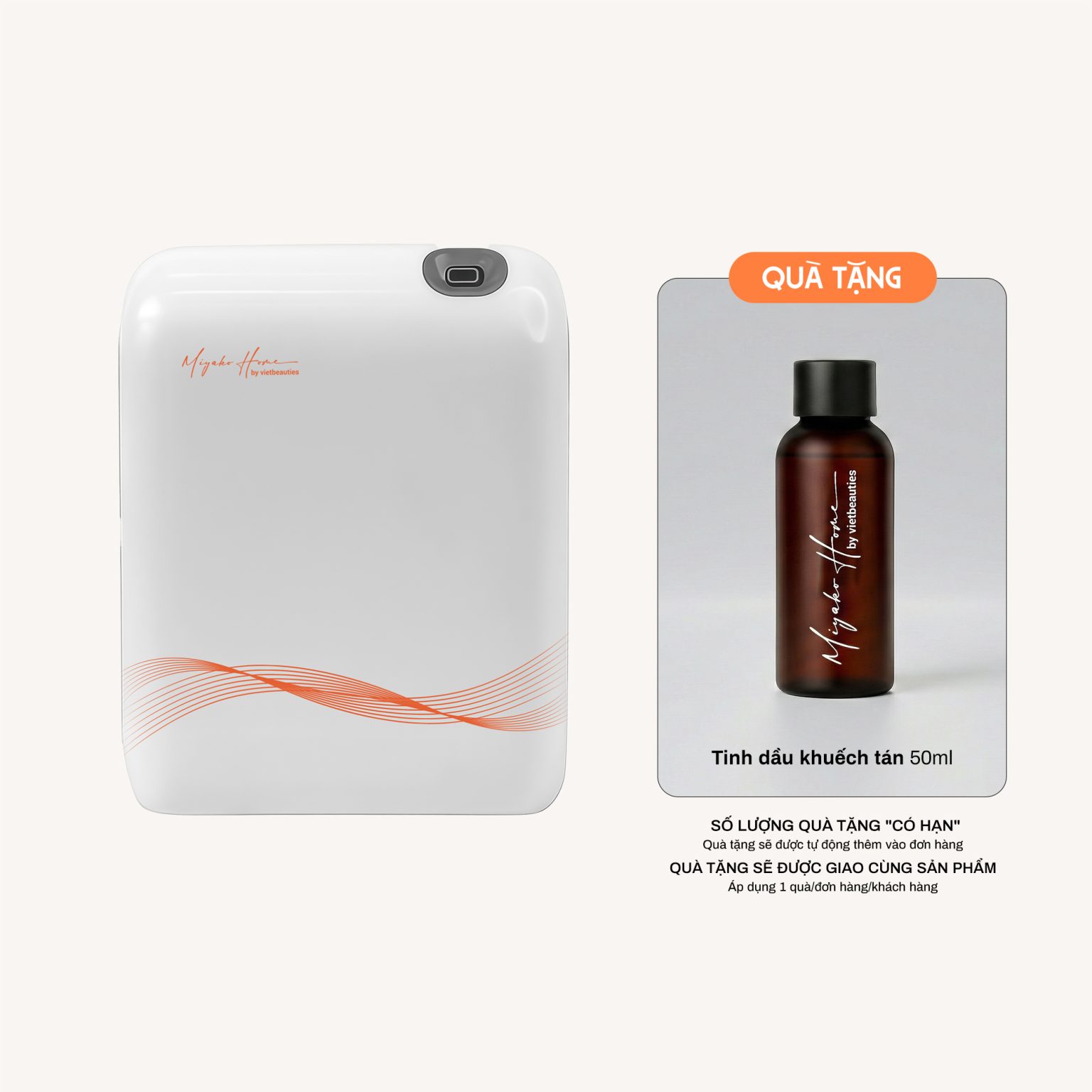 Máy Khuếch Tán Tinh Dầu "OV2 PRO" - Việt Beauties